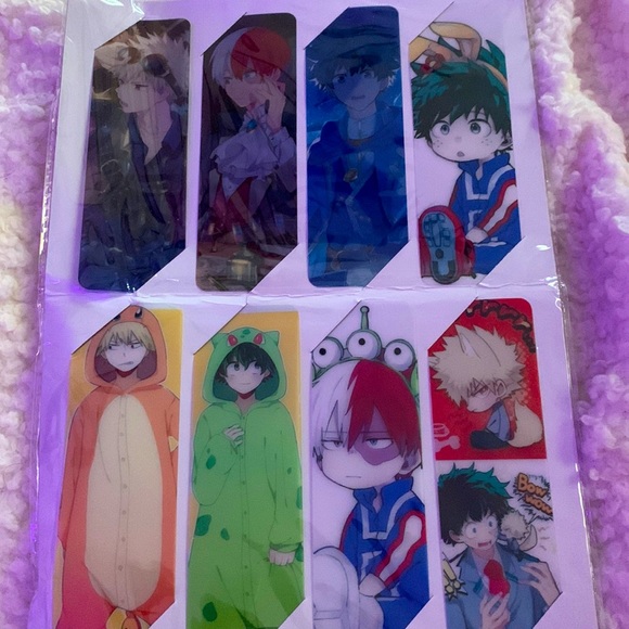 Other | My Hero Academia Bookmarks | Poshmark